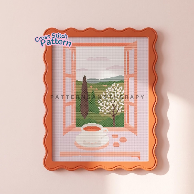 Cottage Motif Cross Stitch Chart Pattern Template PDF - Etsy UK