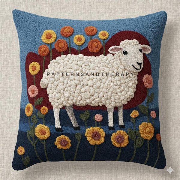 Sheep Pillow - Etsy