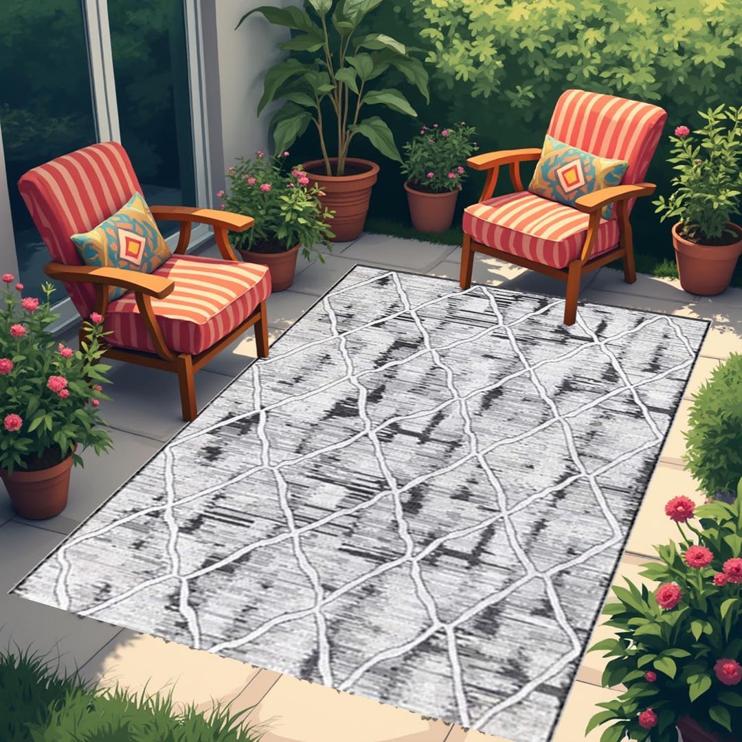 Classic Patterned Mat,simple Stylish Mat,a Sincere Pattern,outdoor Mat ...
