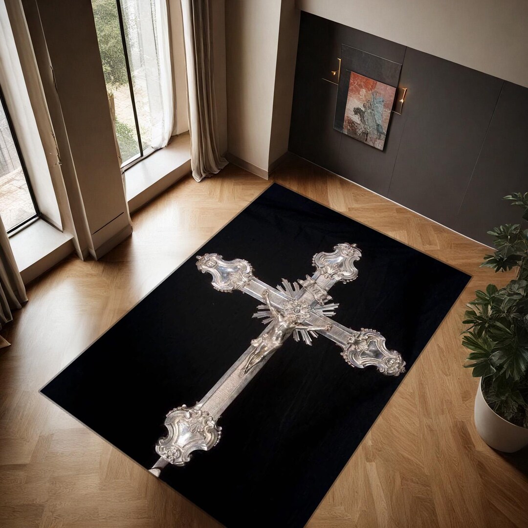 Christian Cross Carpet, Light of Christianity, Light of the Cross ...
