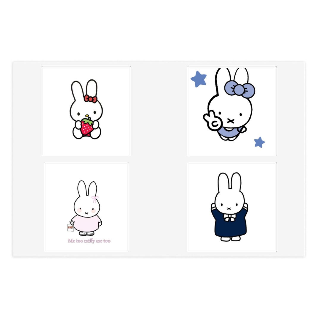 Miffy Sticker Sheets Cute Bunny Stickers for Scrapbooking, Journaling ...