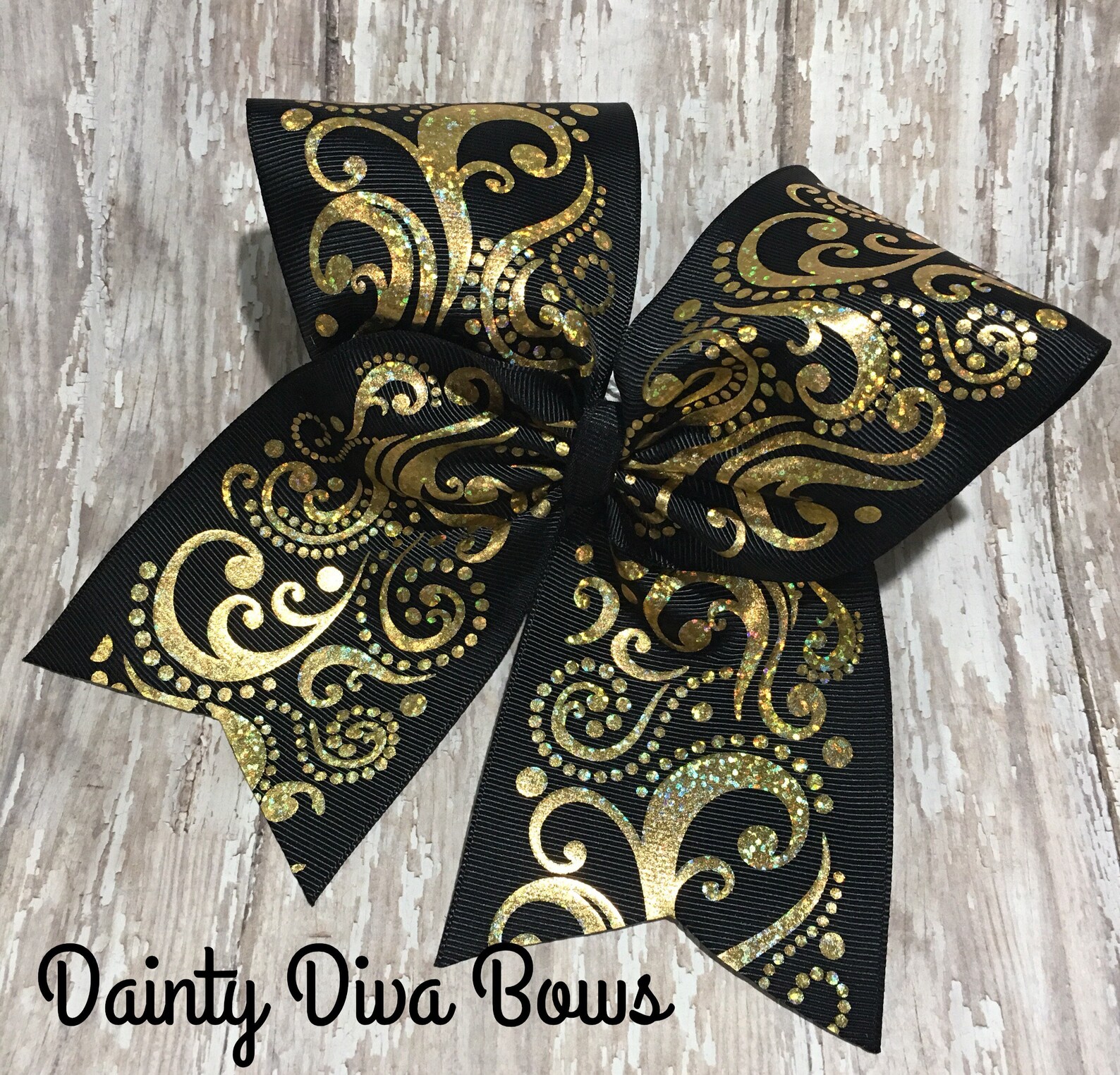 FOUR Colors Large Cheer Bow Red Gold Black Gold Navy Gold | Etsy