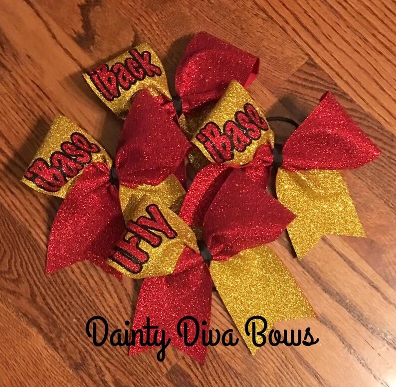 4 STUNT Group Cheer Bows Base Back Flyer Front Cheer Bow | Etsy