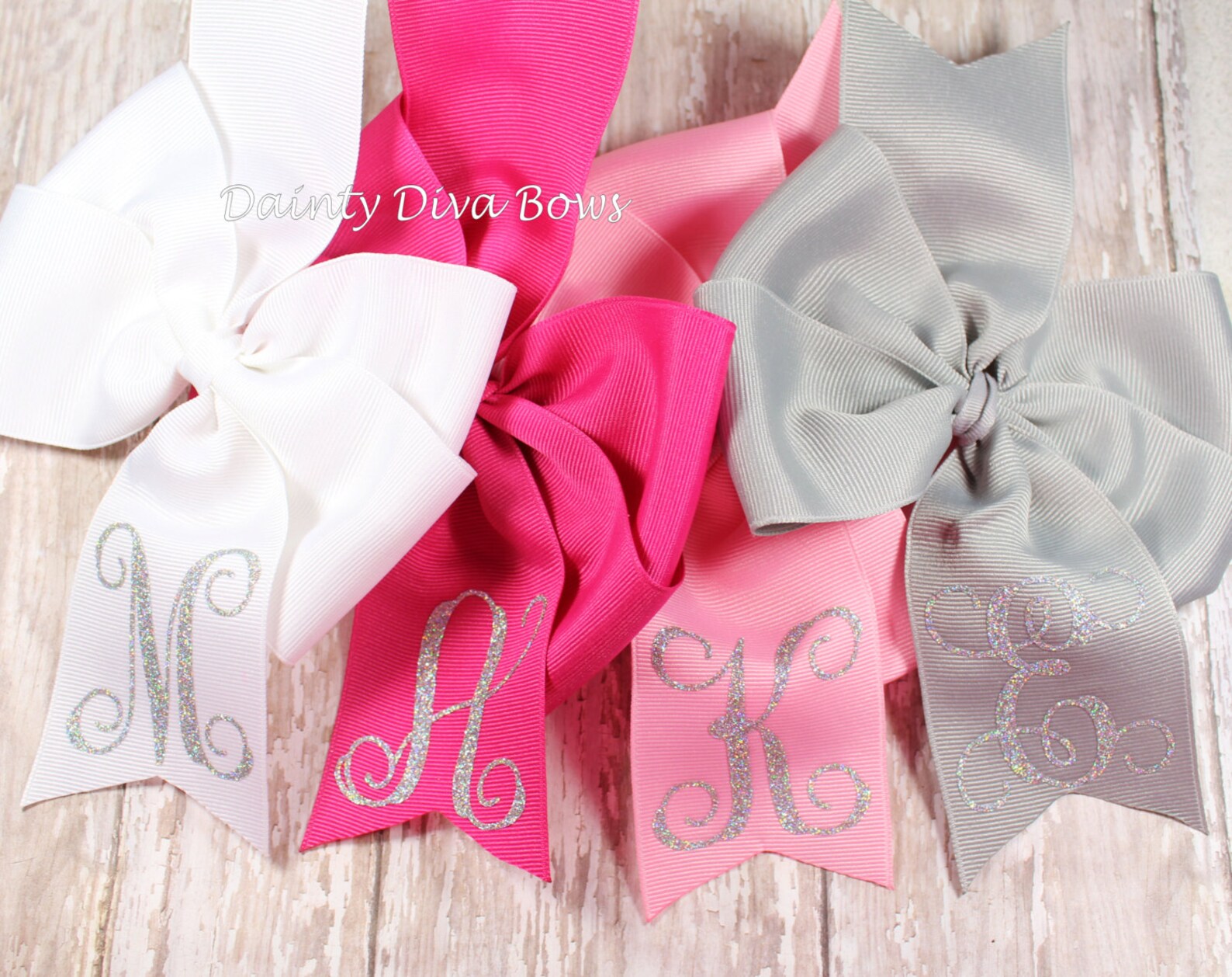 Glitter Monogram Bow Monogram Hair Bow Large Pinwheel Hair - Etsy
