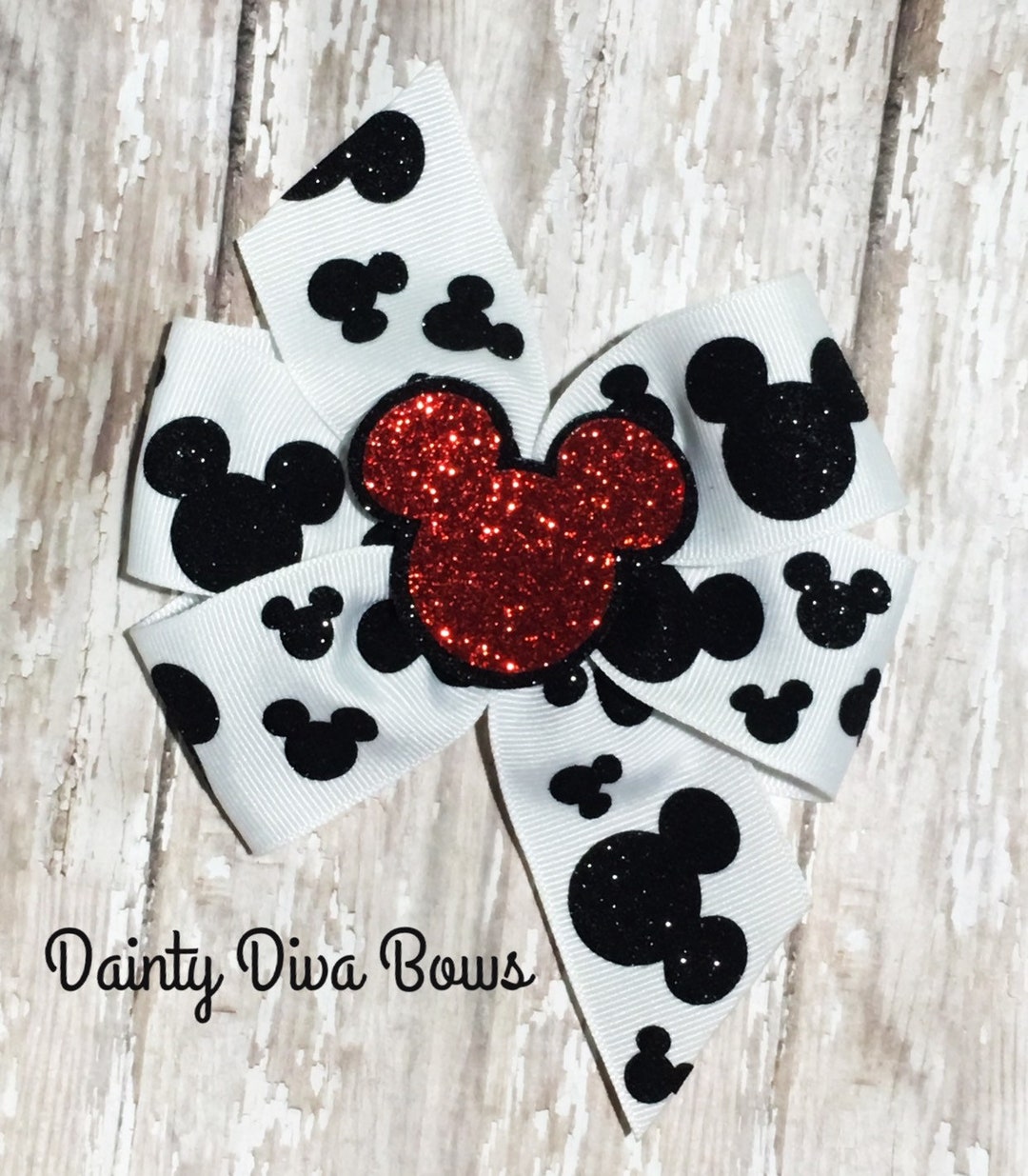 Mickey Bow, Mickey Hair Bow, Disney Bow, Disney Hair Bow, Toddler Hair ...