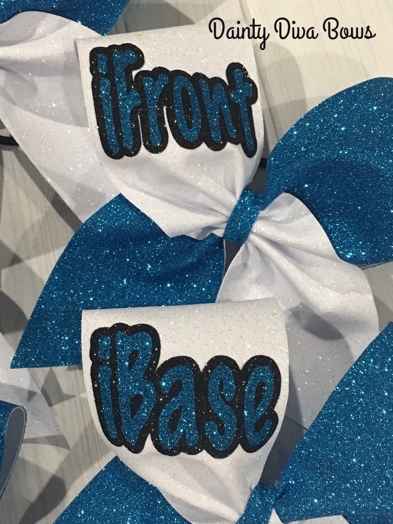5 STUNT Group Cheer Bows, Base Back Flyer Front, Cheer Bow, Team Bow ...