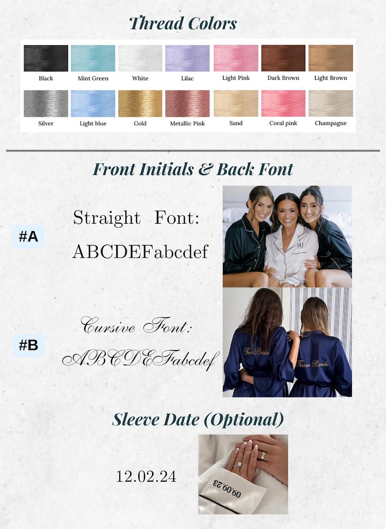 Feather Personalized Satin Long Luxe Robes, Luxury Bridal Loungewear ...