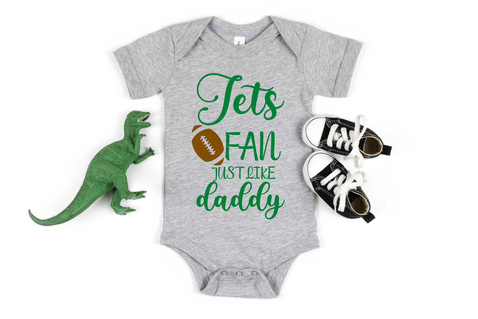 Jets Baby Onesie®, Jets Fan Like Daddy Onesies®, Newborn Onesie ...