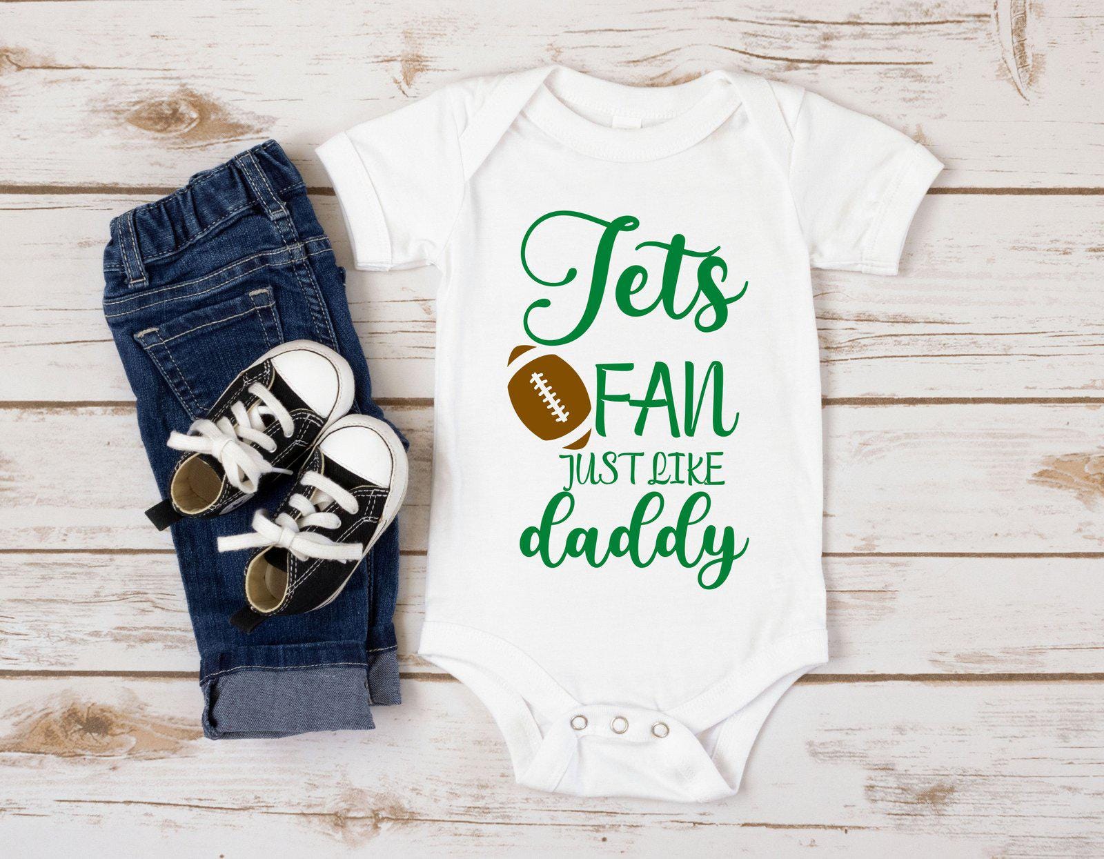 Jets Baby Onesie®, Jets Fan Like Daddy Onesies®, Newborn Onesie ...