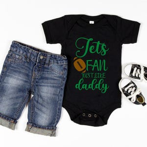 Jets Baby Onesie®, Jets Fan Like Daddy Onesies®, Newborn Onesie ...