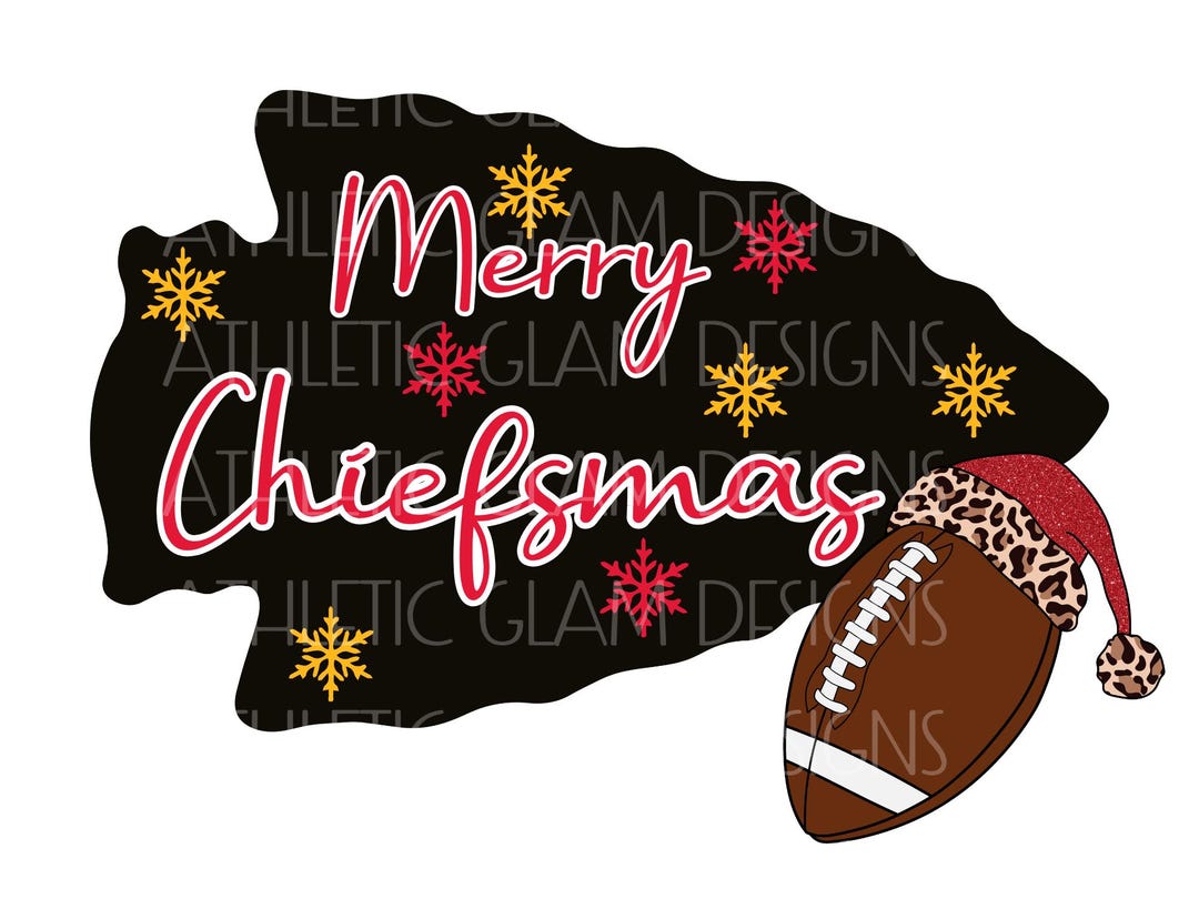 Merry Chiefsmas! Christmas Football Sports Team Holiday Game Day PNG ...