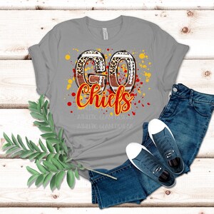 Go Chiefs Leopard Football Splatter PNG Digital Download - Etsy