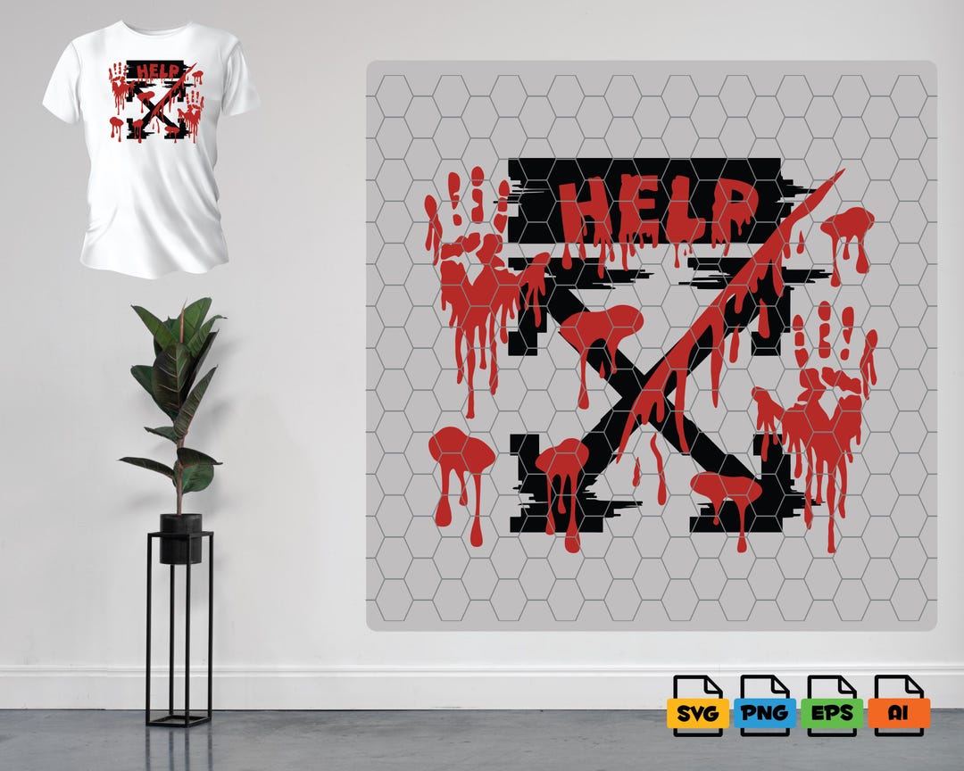 Bloody Off-white SVG and PNG Files - Etsy
