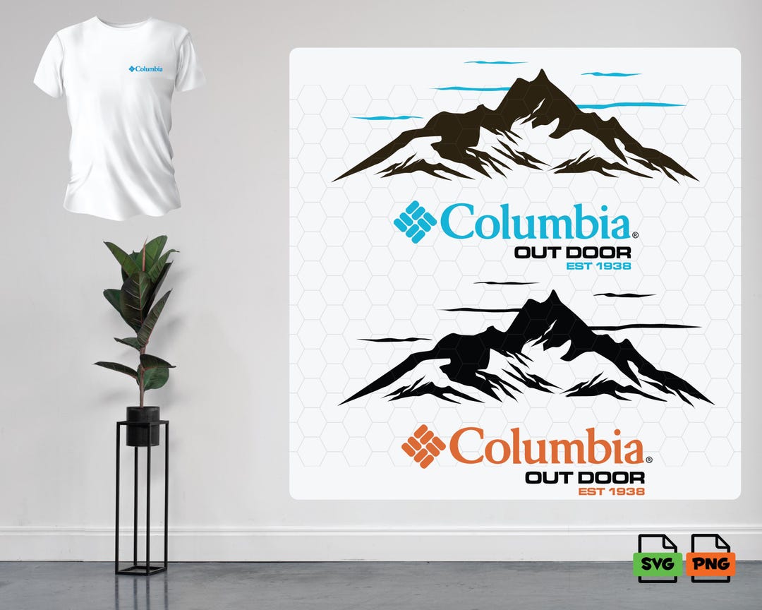 COLUMBIA SVG and PNG Files - Etsy
