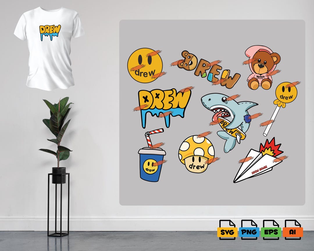 DREW SVG and PNG Files - Etsy