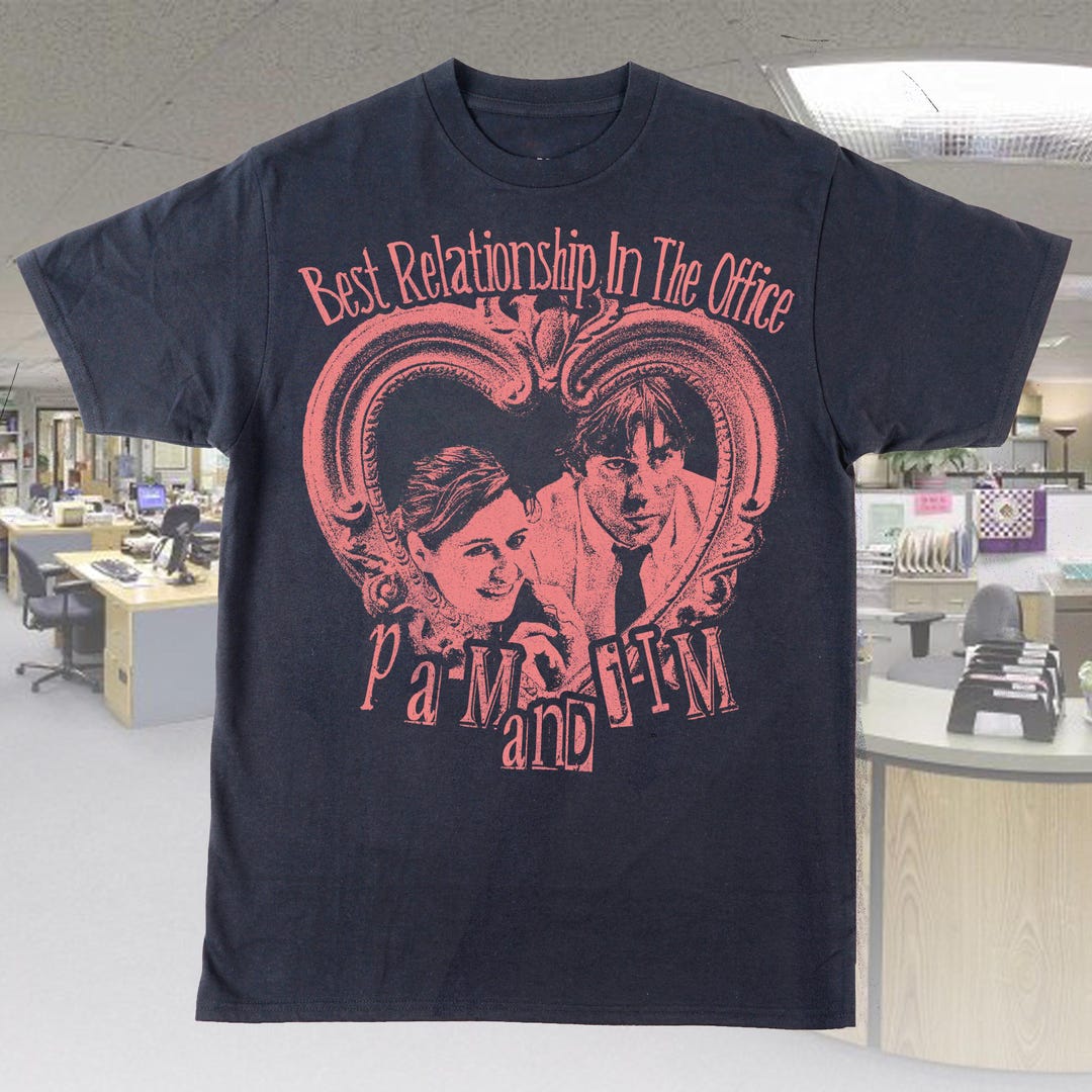 Pam and Jim Office Love Tshirt | Jim-pam Relationship - Etsy