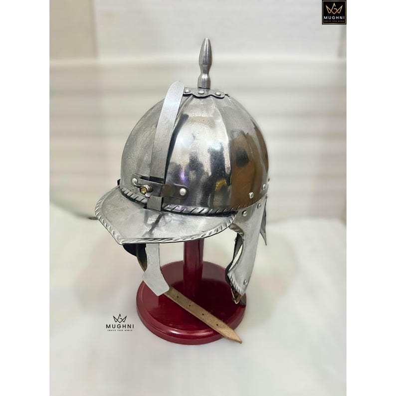 Medieval Knight Helmet Wearable Steel Crusader Armor for LARP Cosplay ...