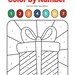 Christmas Color by Number: Learning Fun - Etsy