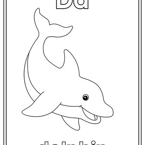 A to Z Animal Adventures: A Coloring Alphabet Book Digital File PDF ...