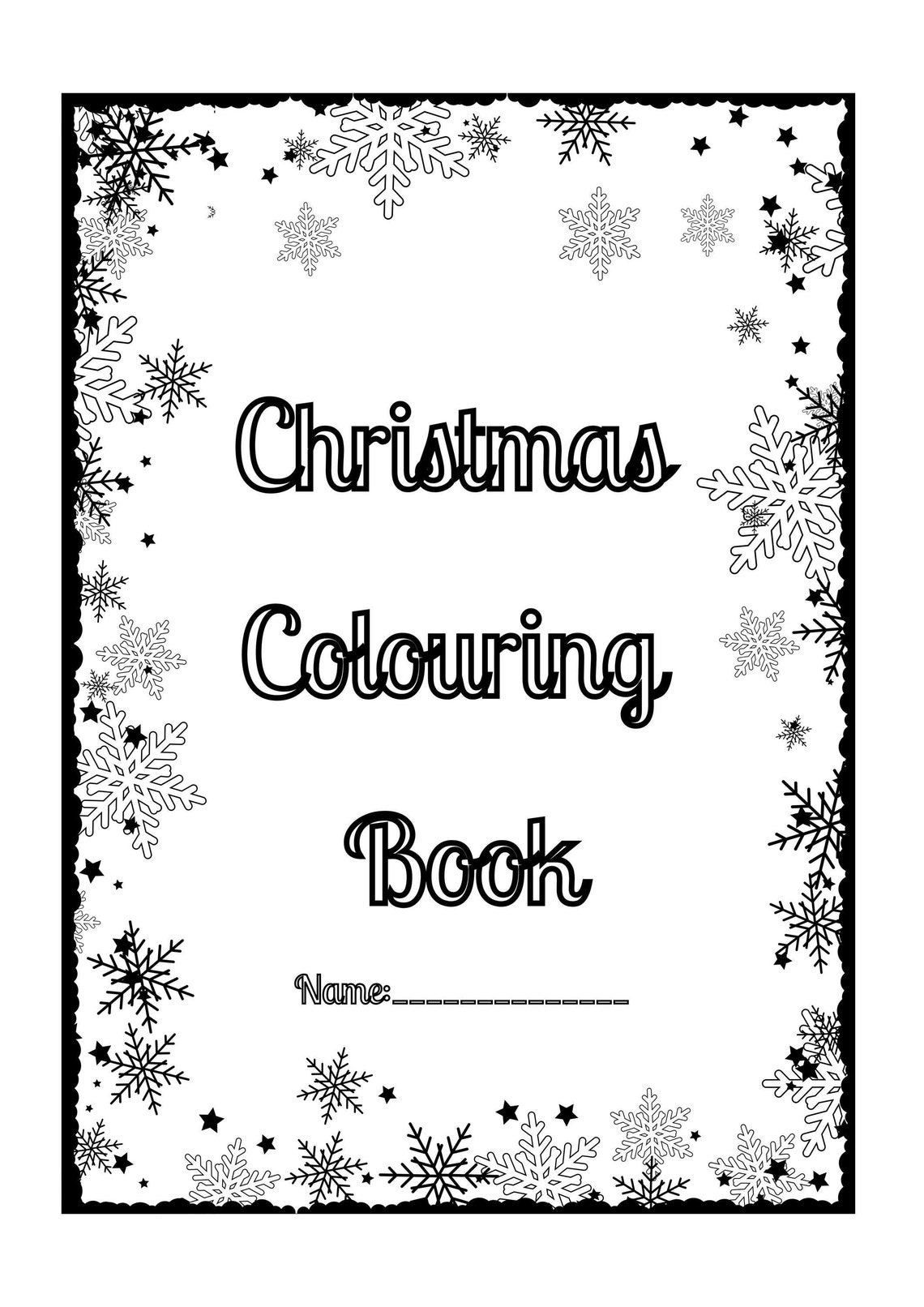 Christmas Colouring Book Pack of 5 Pages Colouring Book Book for Kids ...