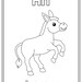 A to Z Animal Adventures: A Coloring Alphabet Book Digital File PDF ...