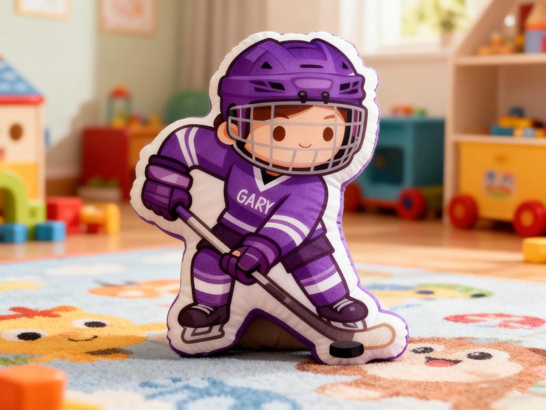 Hockey Player Plush Gift,custom Hockey Fan Gift,hockey Doll,hockey With ...