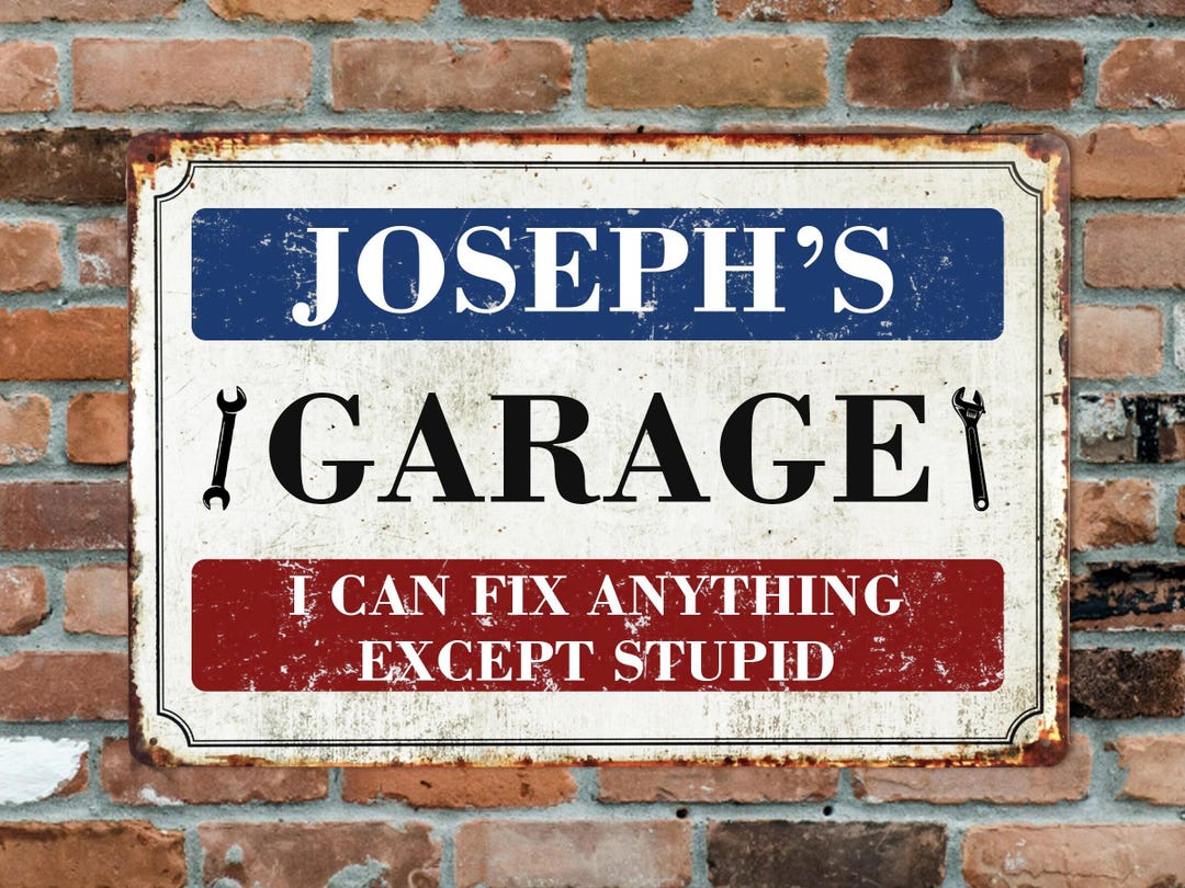 Garage Sign for Men,personalized Sign Garage Sign Workshop Sign Fathers ...