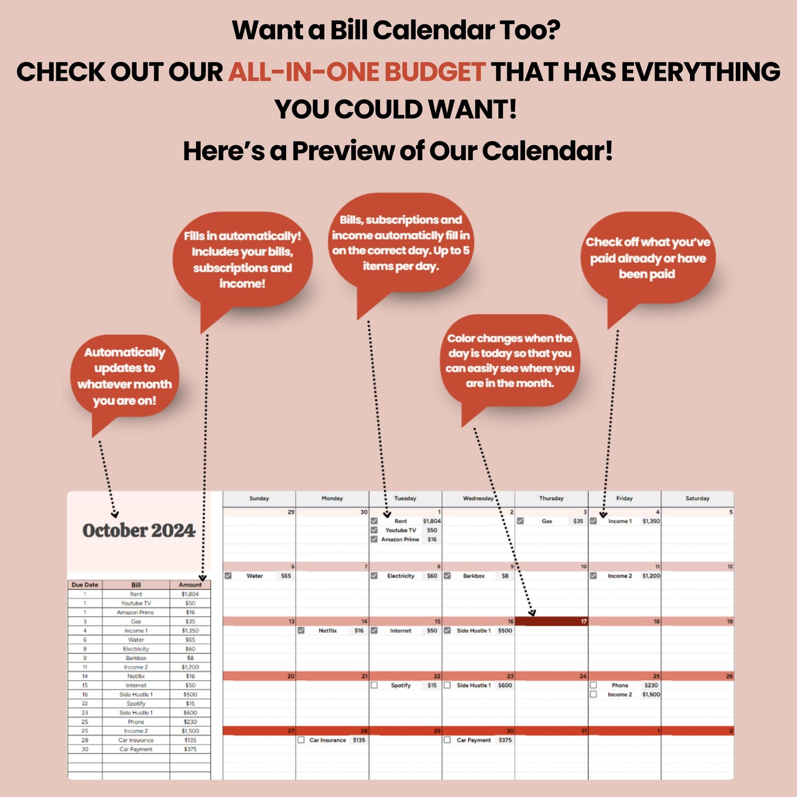 Spreadsheet Template, Google Sheets Template, Subscription Tracker ...