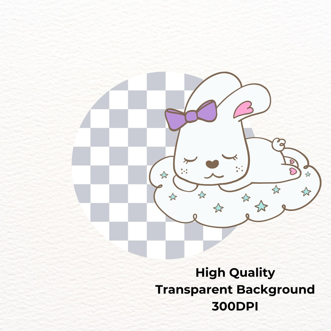 Retro Pastel Easter Clipart Bunny Groovy Chick Coquette Bow Cute Doodle ...
