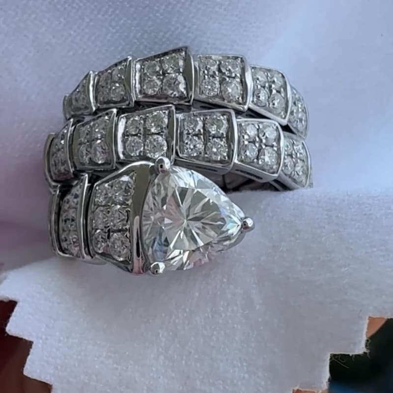 Gem Serpent Ring - Etsy