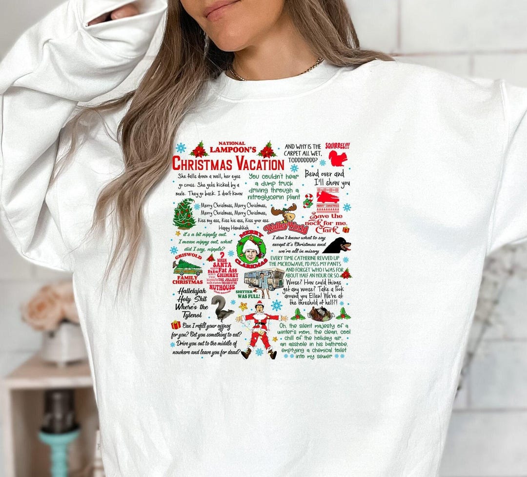 Christmas Vacation Rant Sweatshirt, Family Vacation Sweatshirt ...