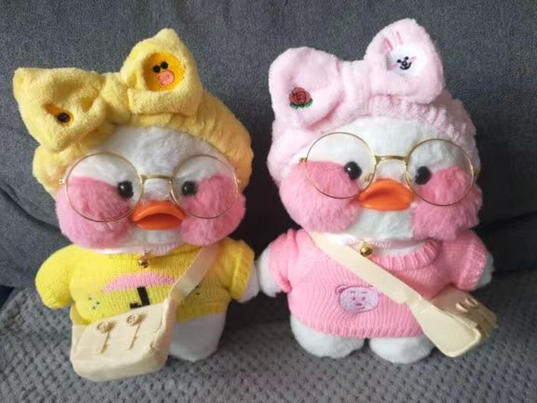 Cartoon Lalafan Duck Plush - Etsy