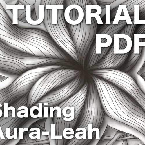 3D Zentangle: Shading Aura-leah PDF Ebook - Etsy