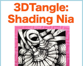 3D Tangle Vibrant Color Shading Download PDF Tutorial Ebook - Etsy