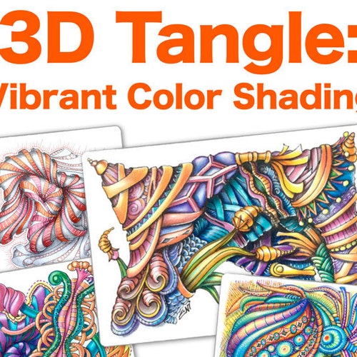 3D Tangle Shading Smooth Gems 2nd Edition Download PDF | Etsy