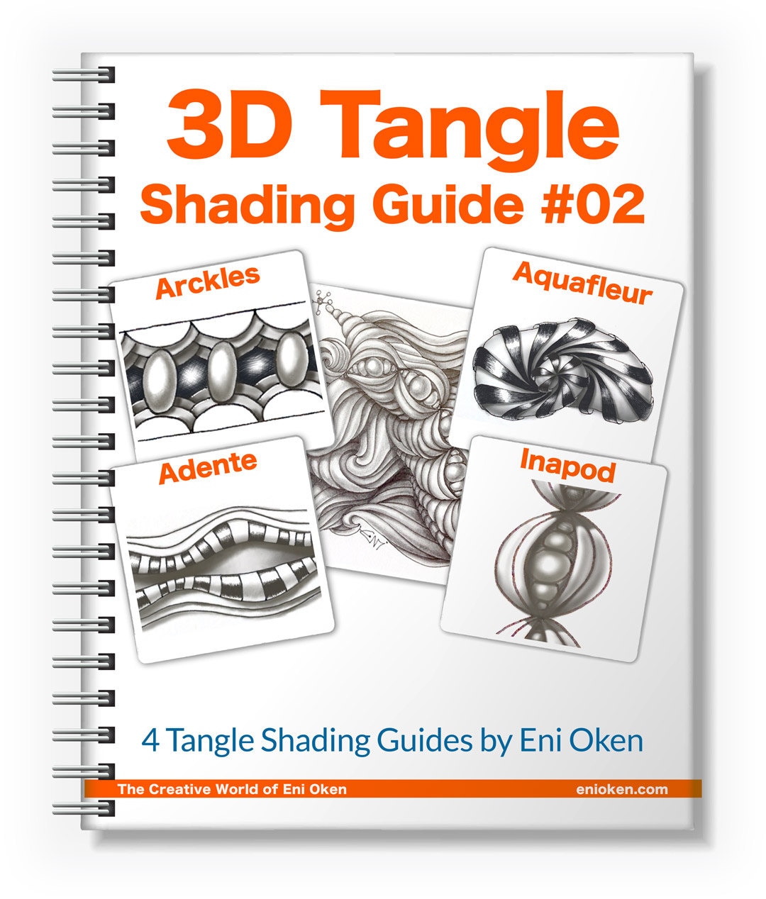 3D Tangle Shading Guide 02 - Download PDF Ebook Tutorial - Etsy