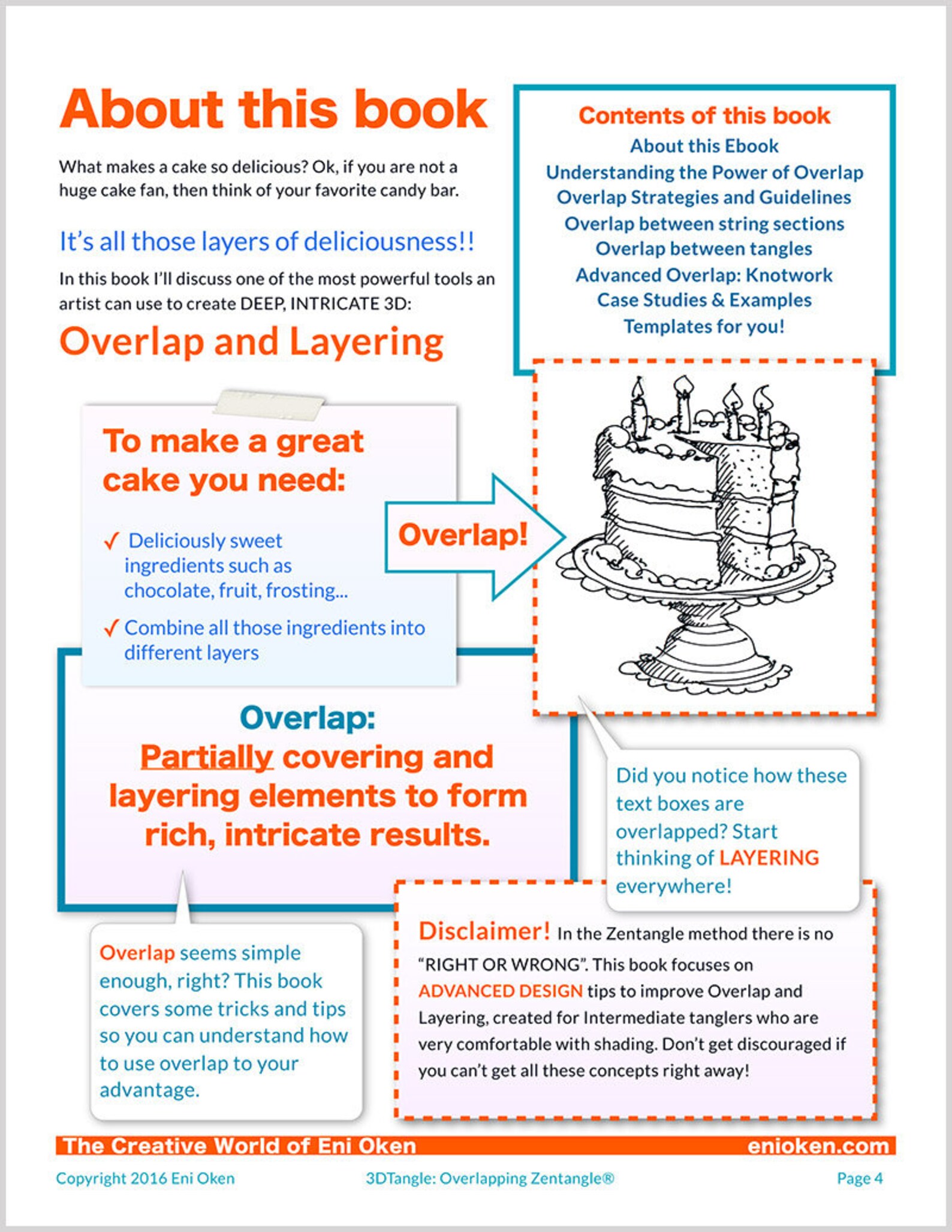Overlapping Zentangle® Download PDF Tutorial Ebook - Etsy