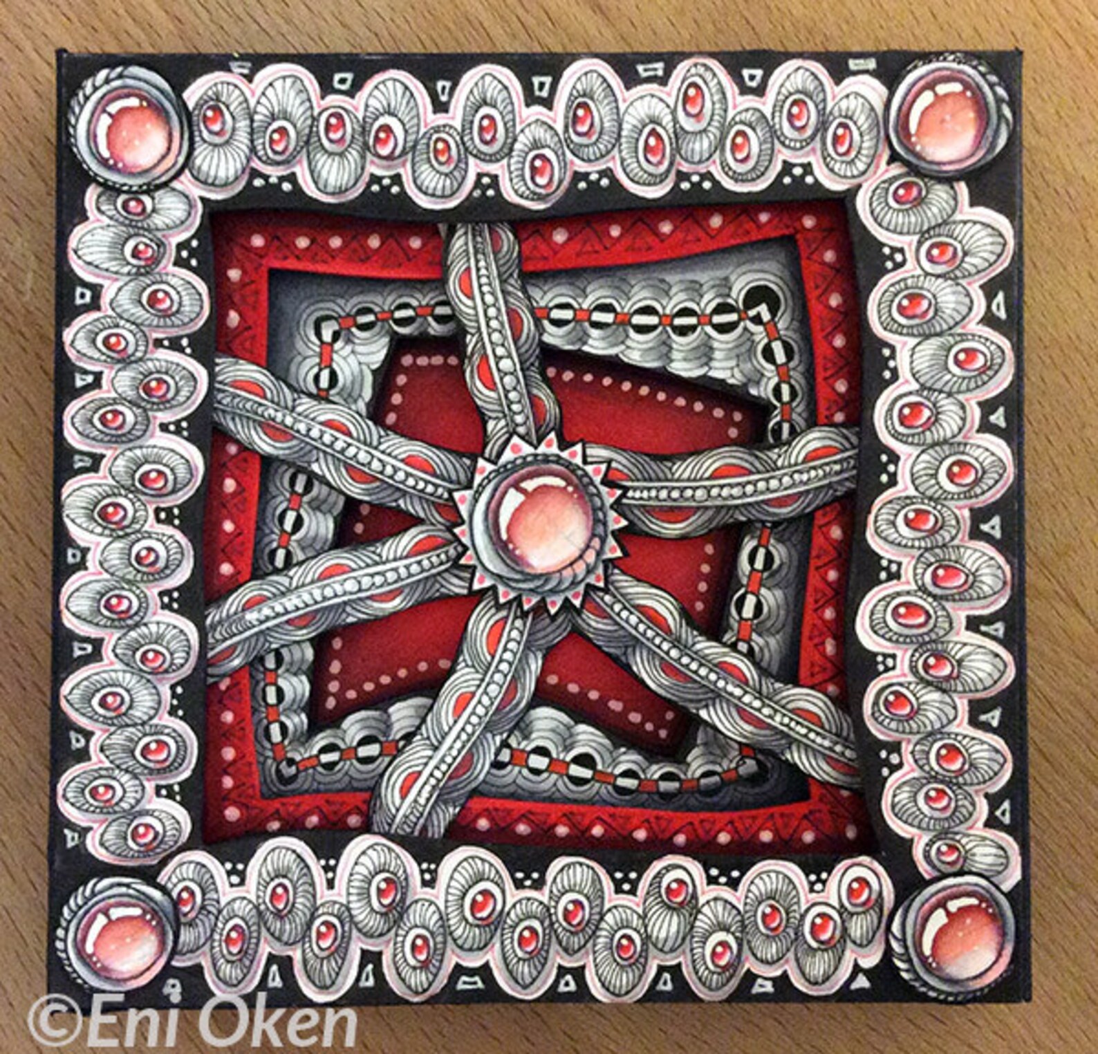 3D Tangle Creating 3D Art Tiles - Download PDF Ebook Tutorial - Etsy
