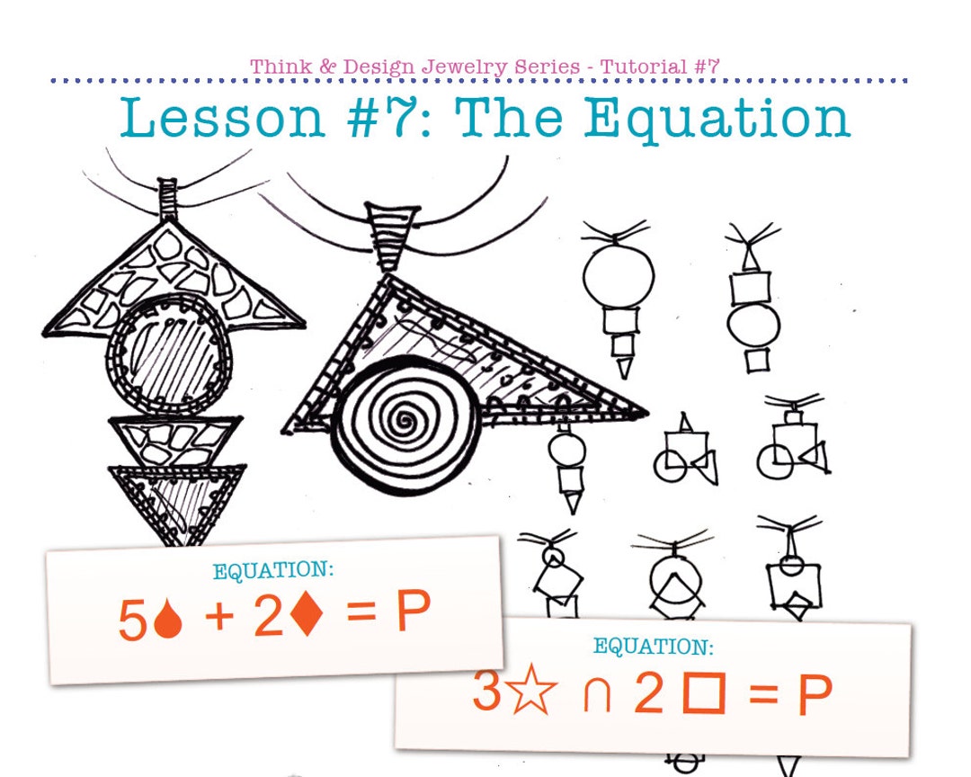 Think & Design 07 the Equation PDF Tutorial - Etsy