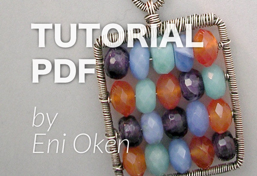 Abacus Pendant PDF Tutorial - Etsy