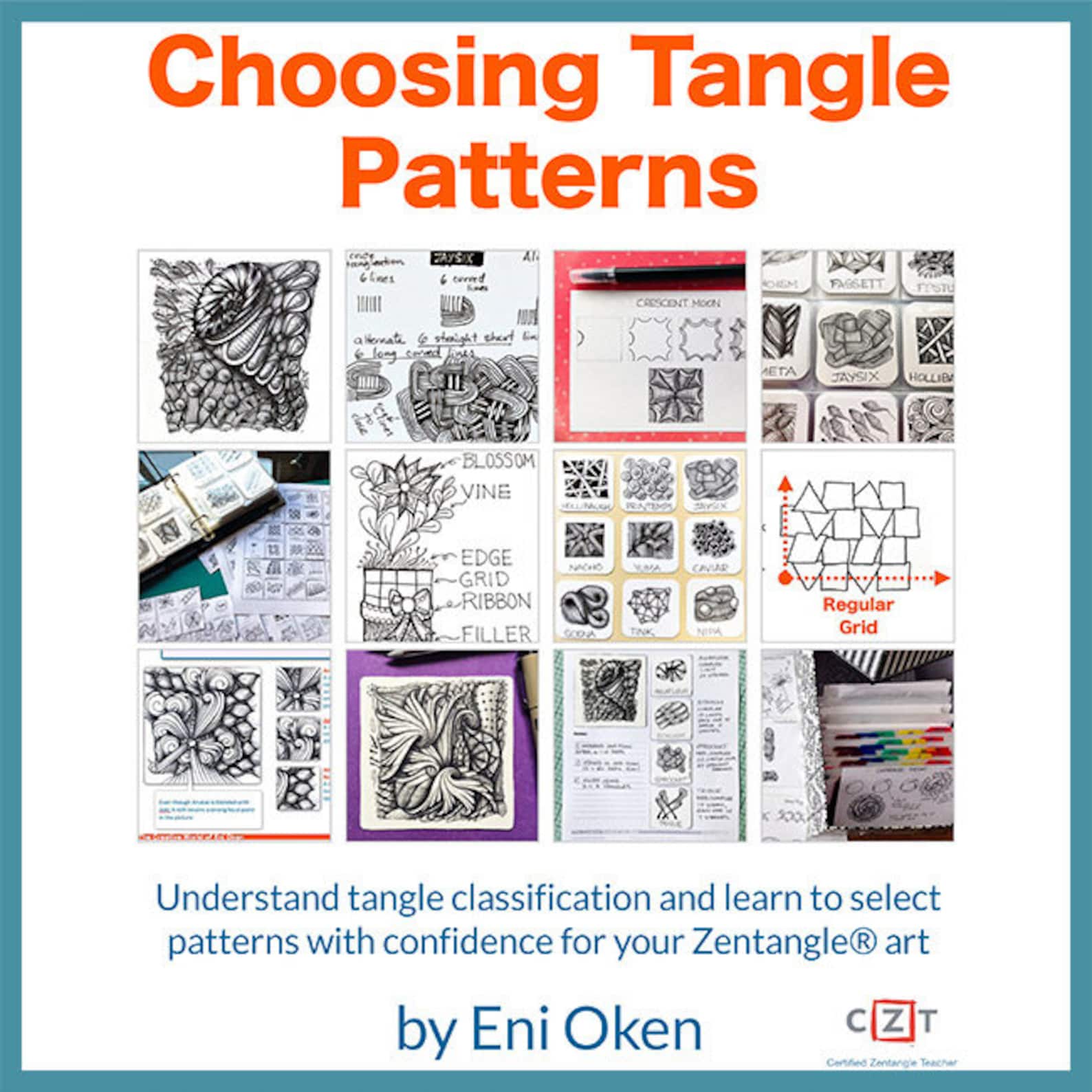 Choosing Tangle Patterns - Download PDF Tutorial Ebook - Etsy