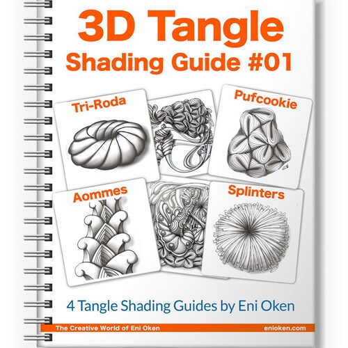 3D Tangle Shading Smooth Gems 2nd Edition Download PDF | Etsy