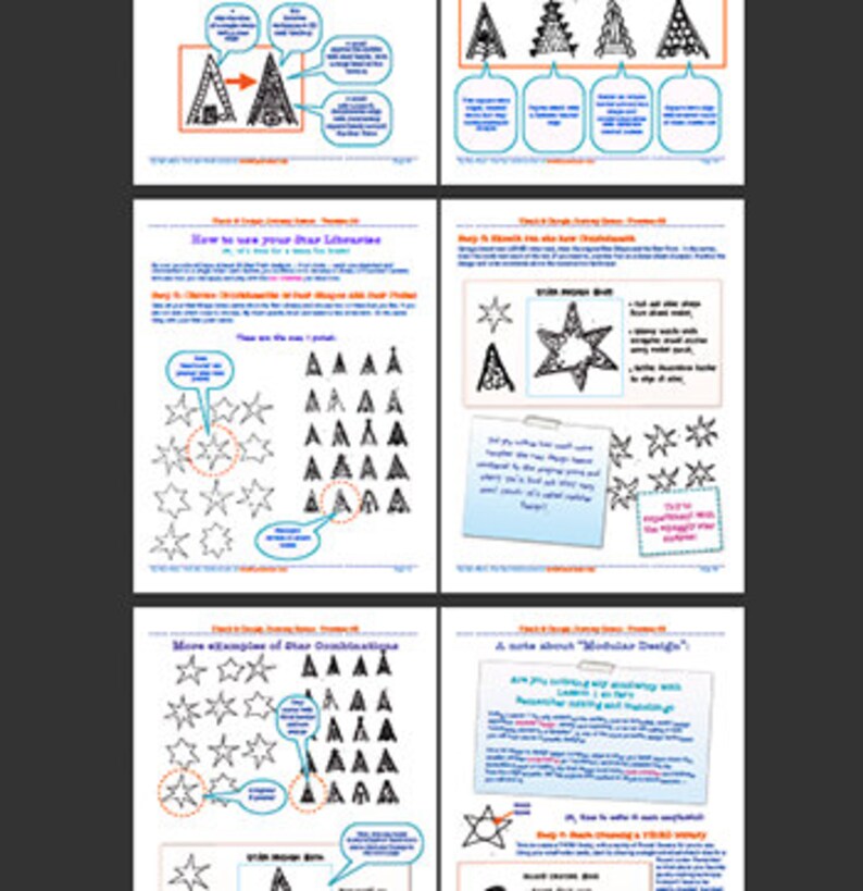 Think & Design 02 the Star PDF Tutorial - Etsy