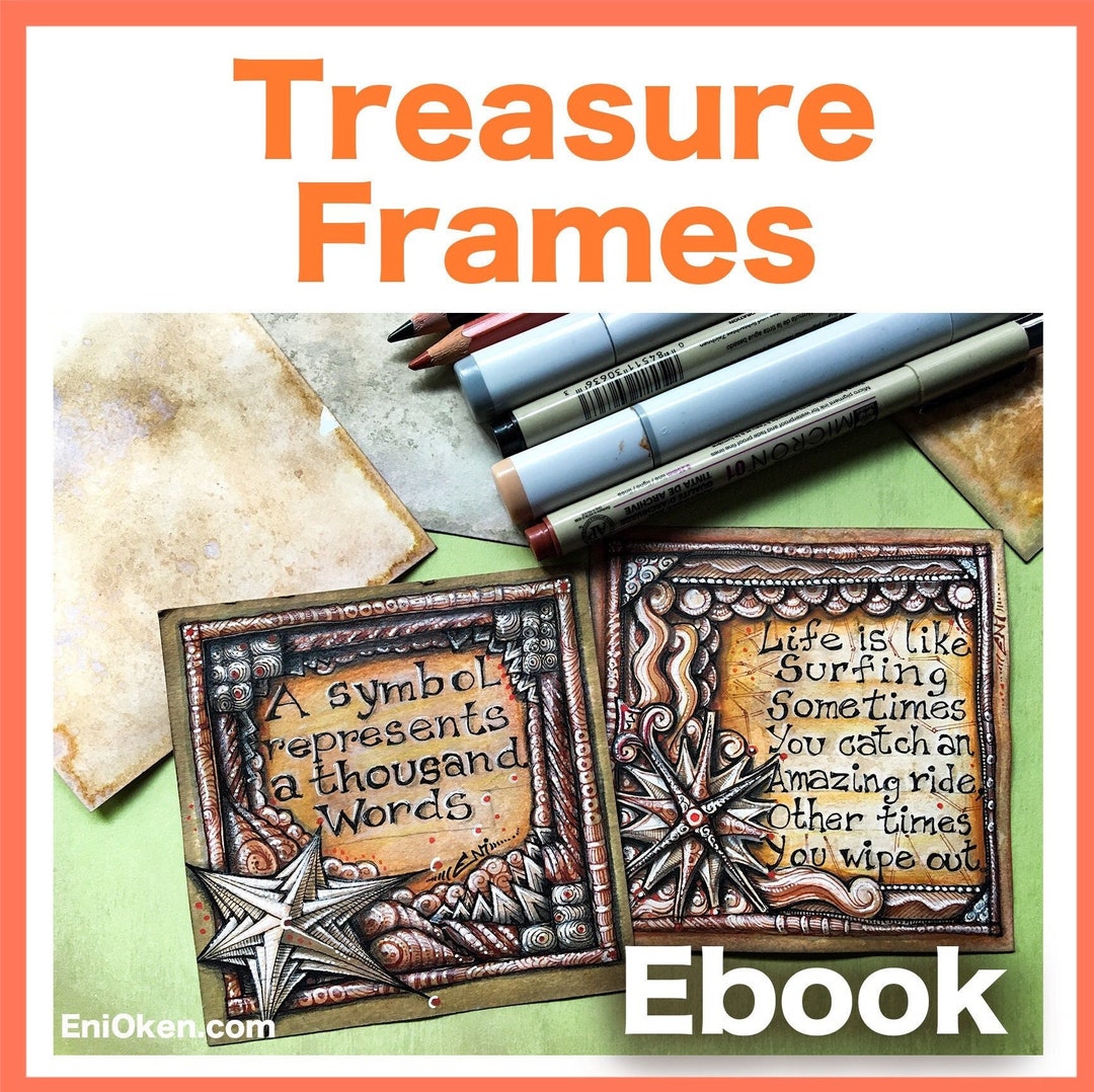 Treasure Frames "video to Ebook" - Download PDF Tutorial Ebook - Etsy