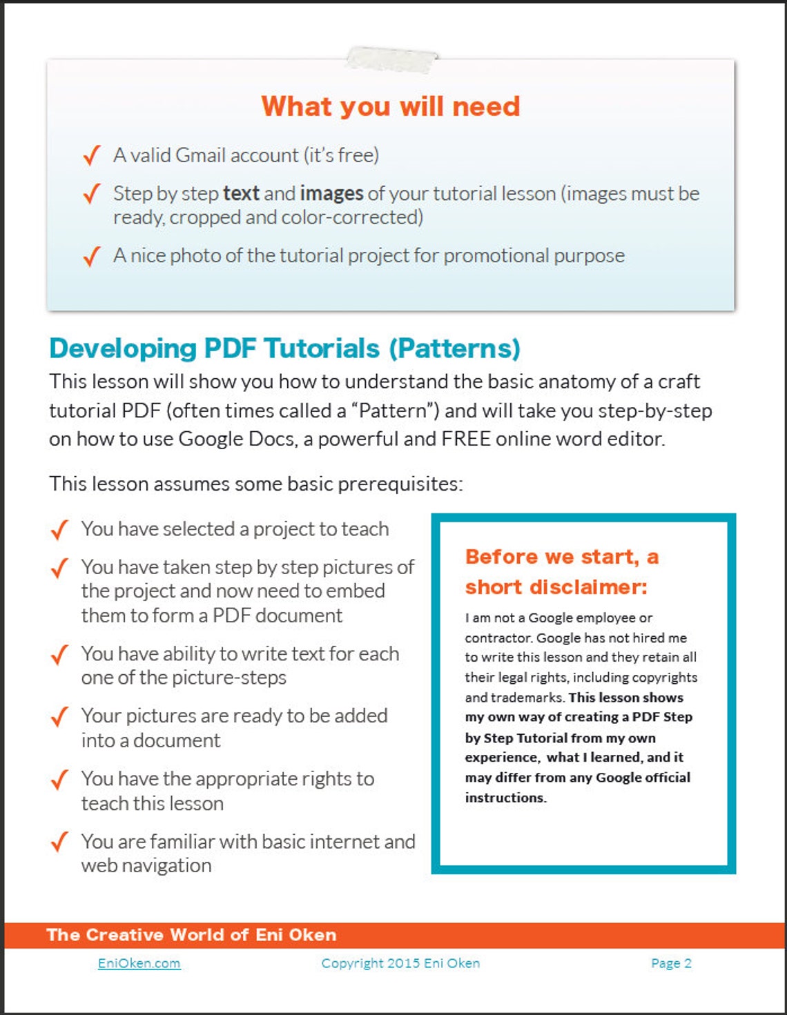 How to Format a PDF Tutorial Using Google Docs: an Ebook - Etsy