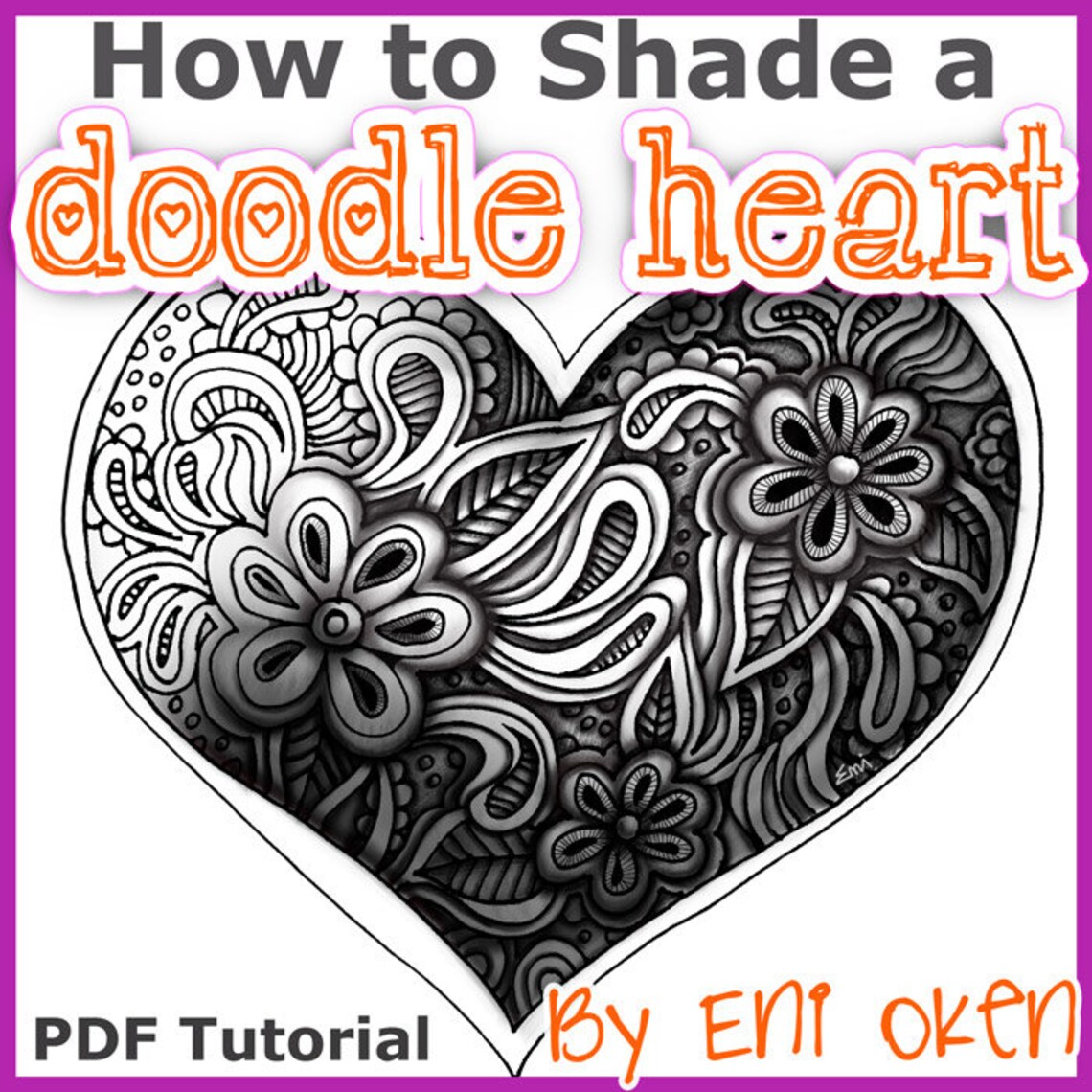 Shading a Doodle Heart - Etsy