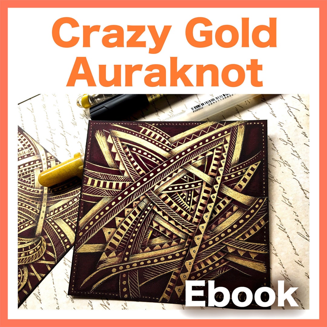 Crazy Gold Auraknot "video to Ebook" - Download PDF Tutorial Ebook - Etsy