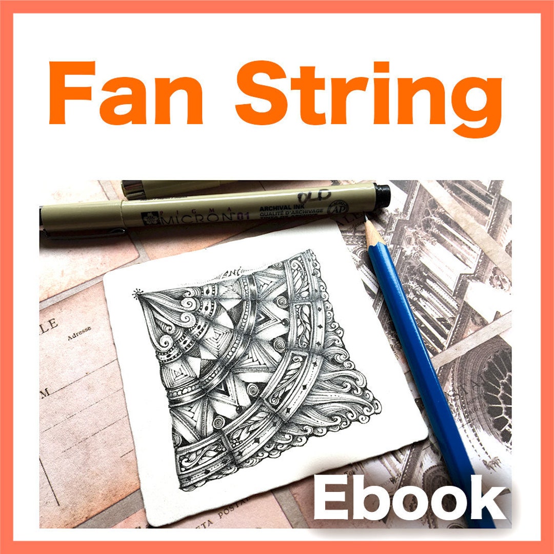 Fan String "video to Ebook" - Download PDF Tutorial Ebook - Etsy