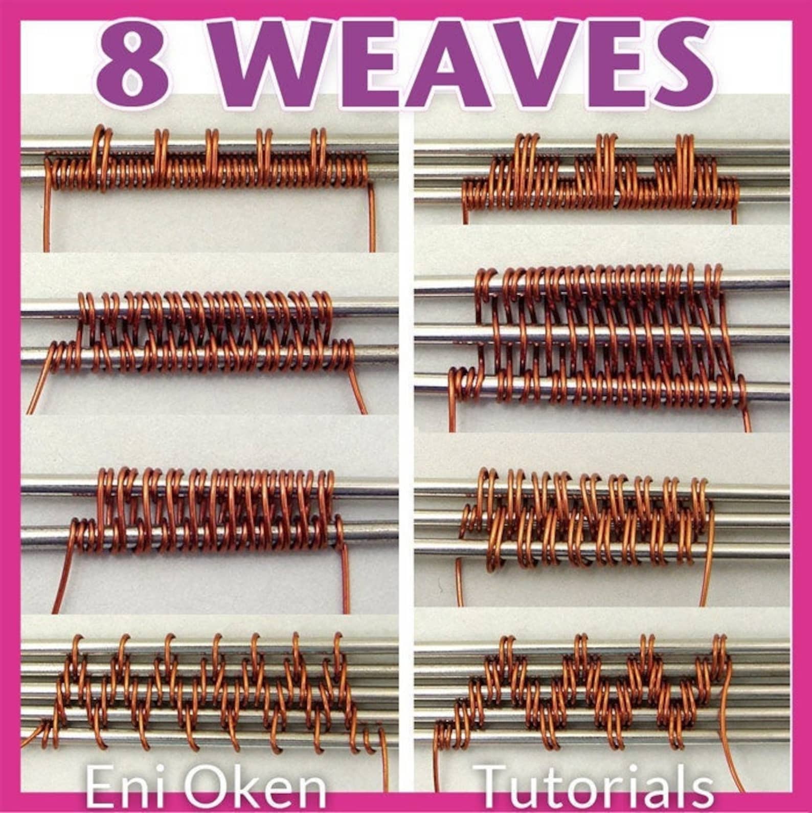 8 Classic Wire Weaves PDF Tutorial - Etsy