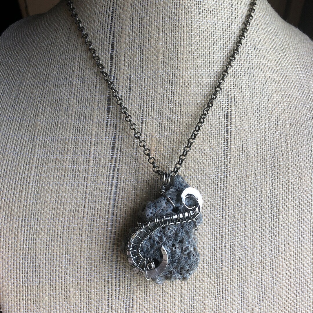 Sea Shell Necklace Wire Wrapped Shell Beach Jewelry Shell - Etsy